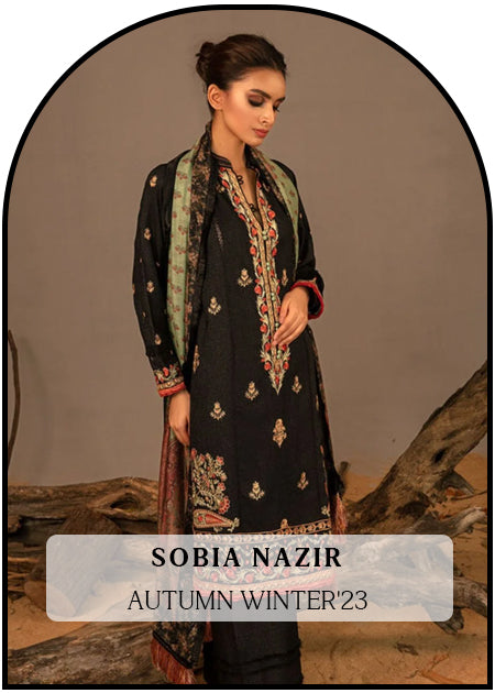Sobia Nazir Autumn Winter'23 – Mohsin Saeed Fabrics