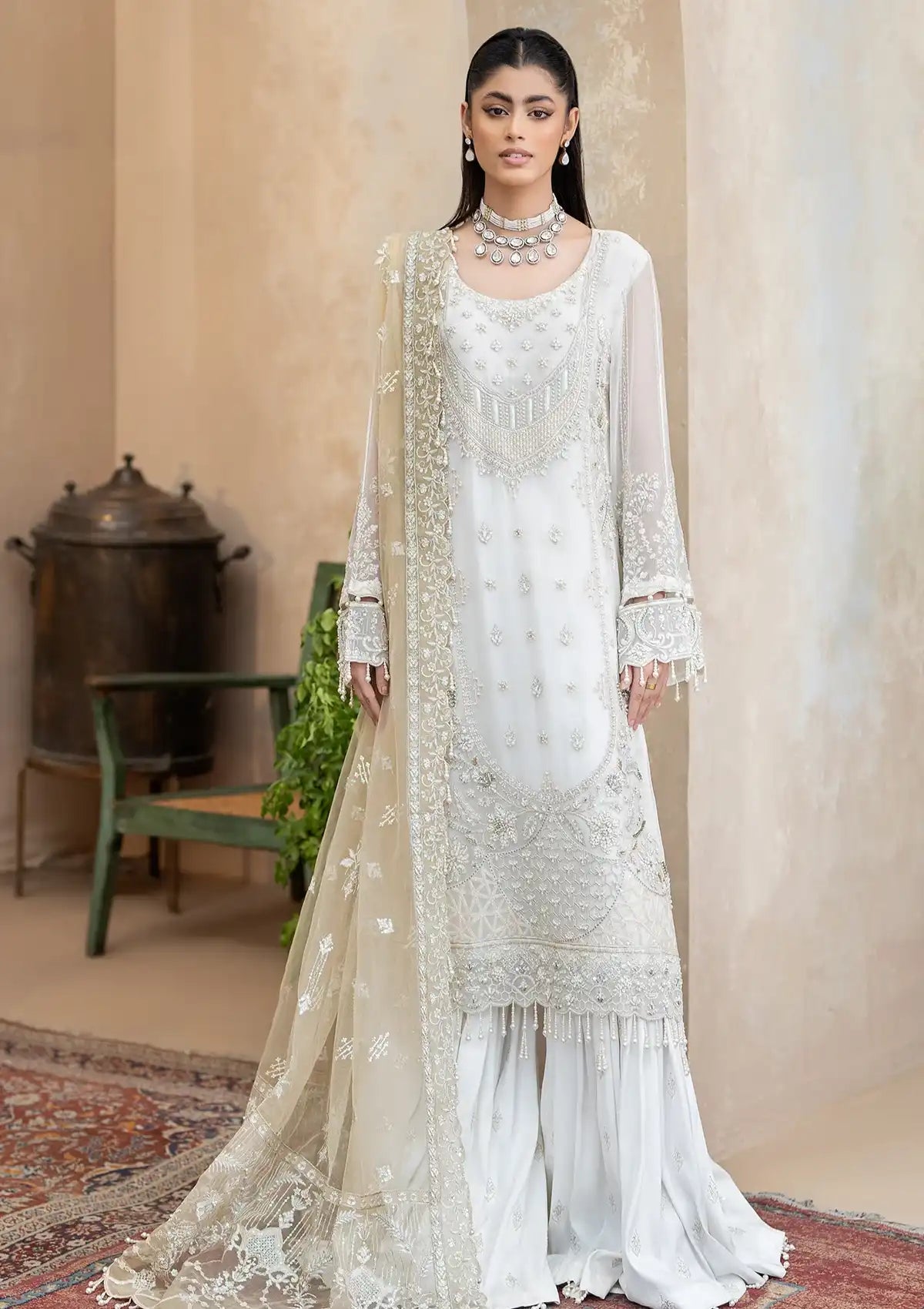 Ada Premium By Raeesa'24 HU-49 Aab-e-Zar – Mohsin Saeed Fabrics