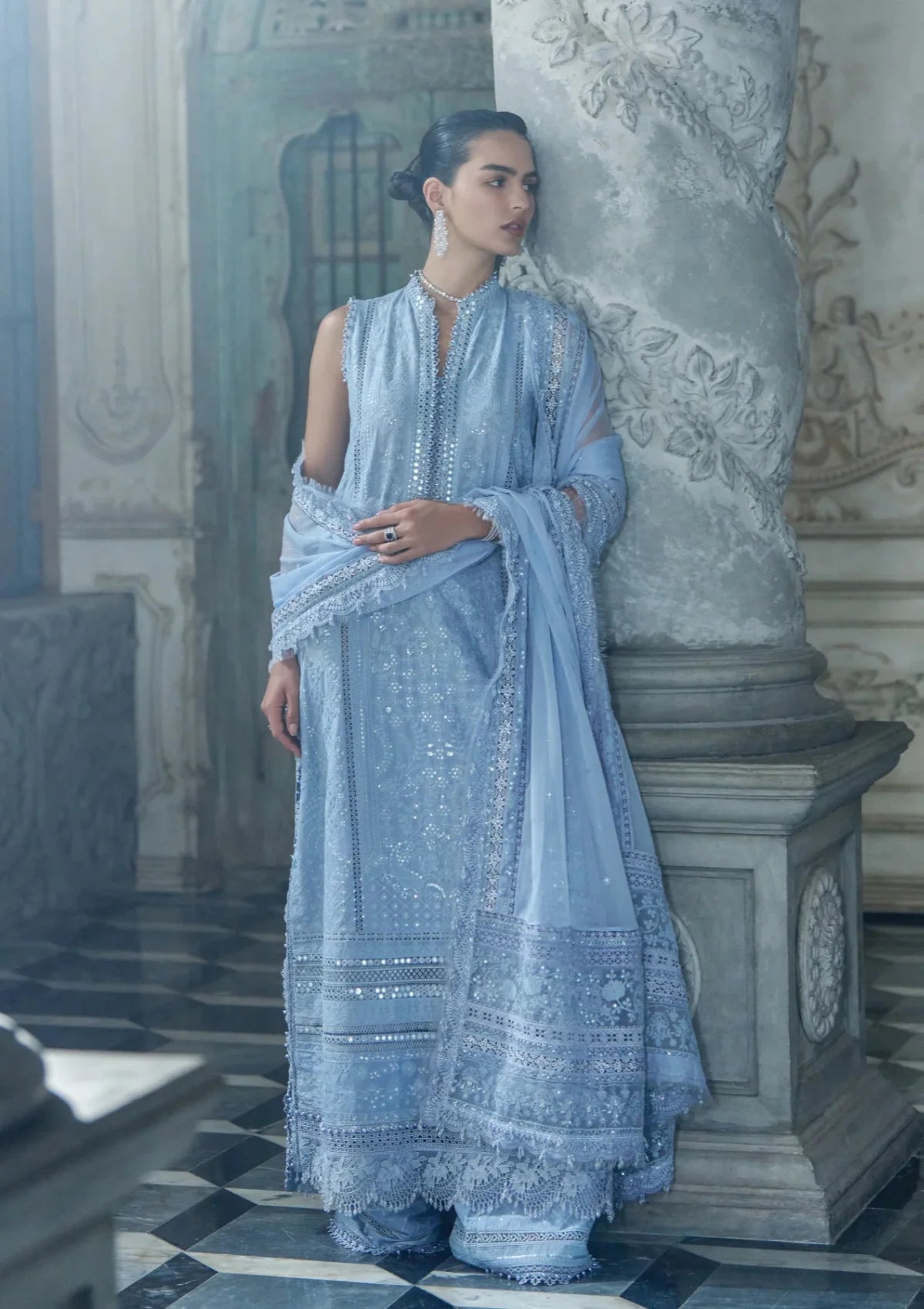Sobia Nazir Luxury Lawn Eid '26 D-02 B – Mohsin Saeed Fabrics