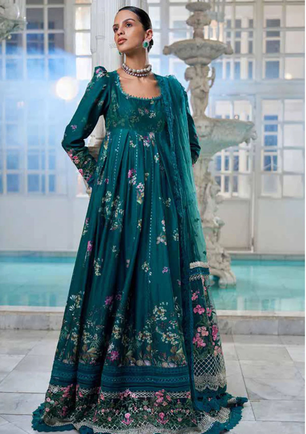 Sobia Nazir Luxury Lawn Eid '26 D-10 B – Mohsin Saeed Fabrics