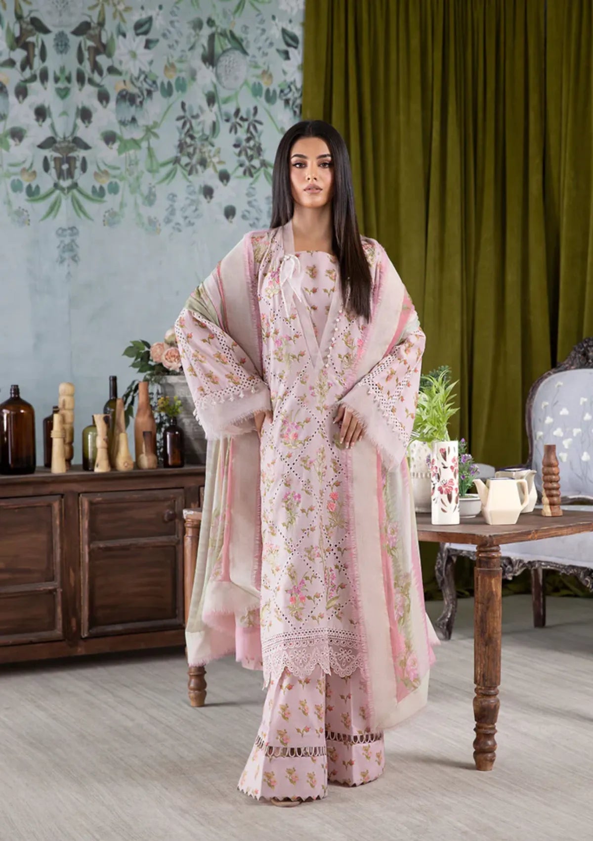 Sobia Nazir Vital Vol-2 Lawn'25 D-1A – Mohsin Saeed Fabrics