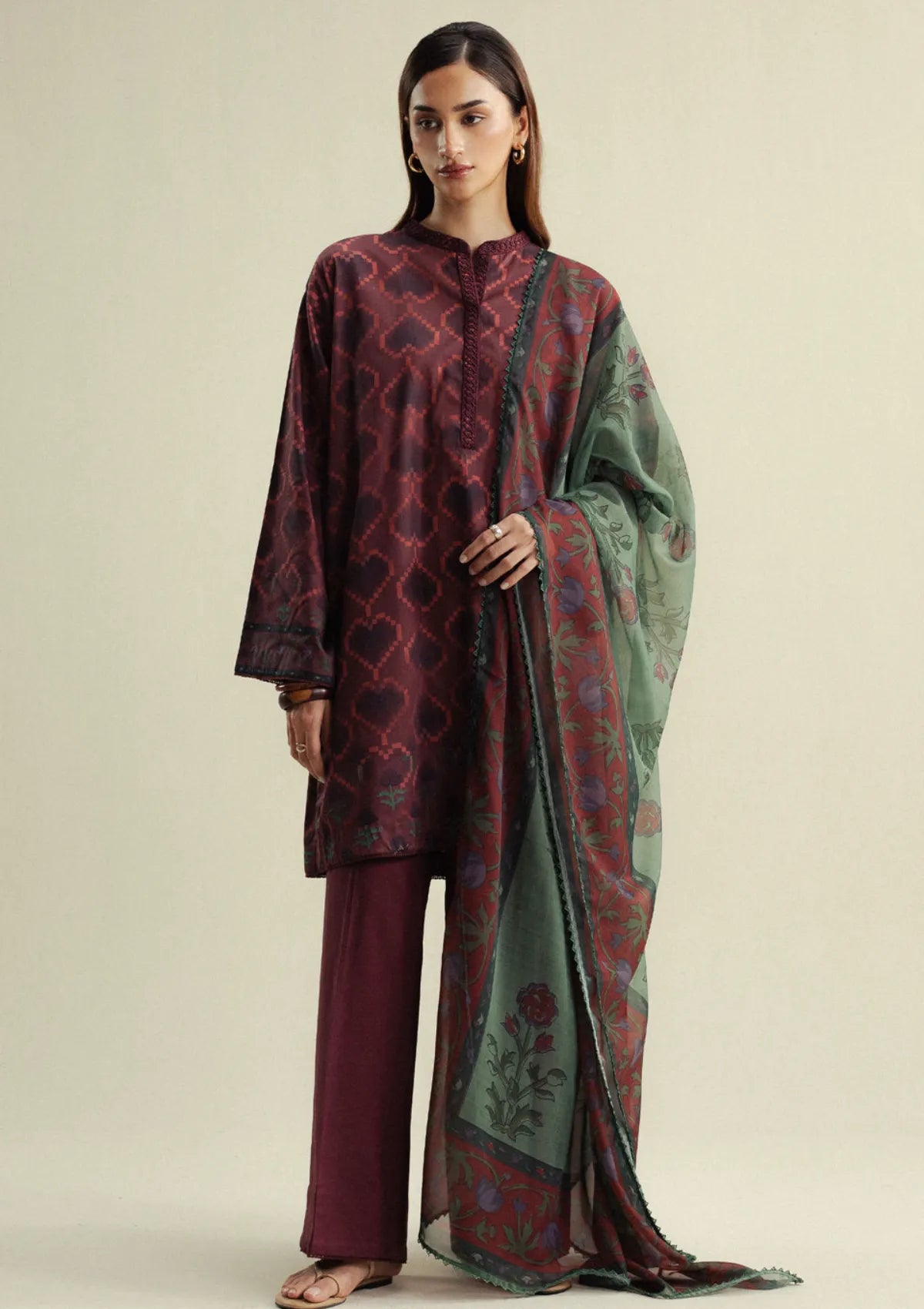 Coco By Zara Shahjahan Drop-4 Prints'25 Rove-6B – Mohsin Saeed Fabrics