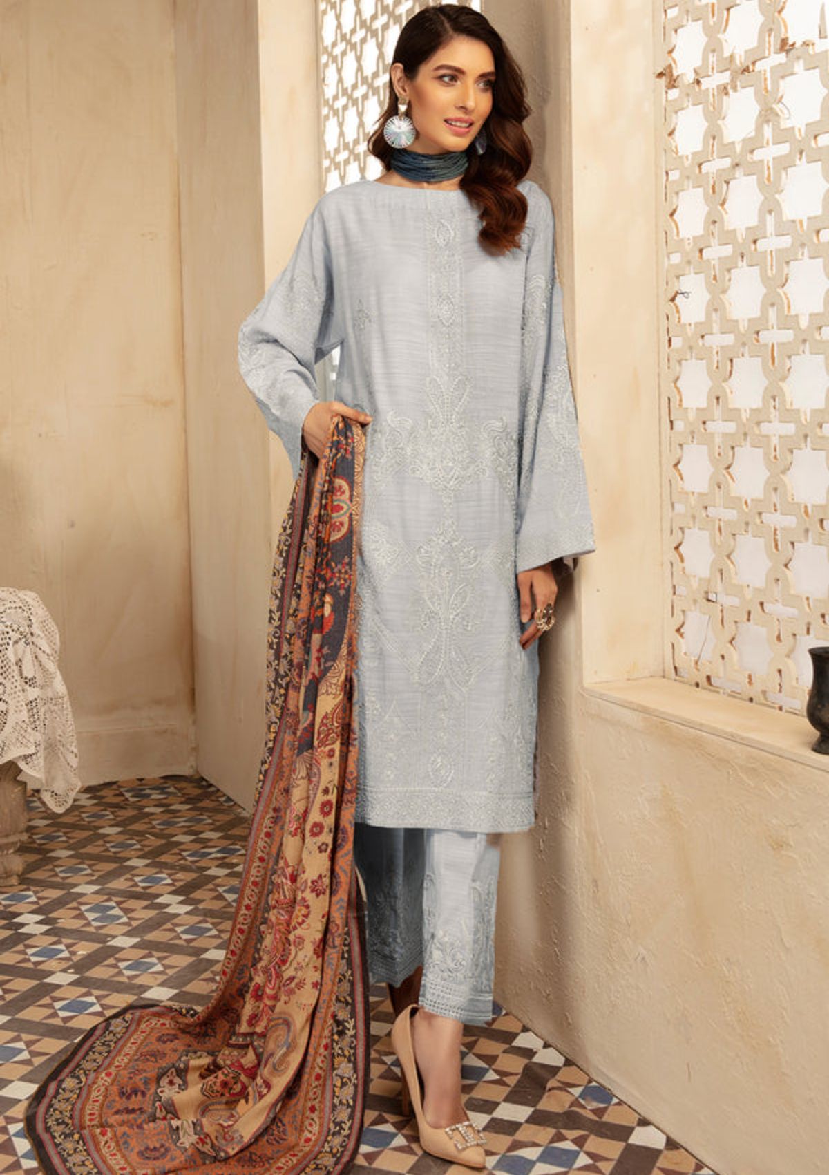 Arzoo by Johra Peach Leather'23 AR-172 – Mohsin Saeed Fabrics