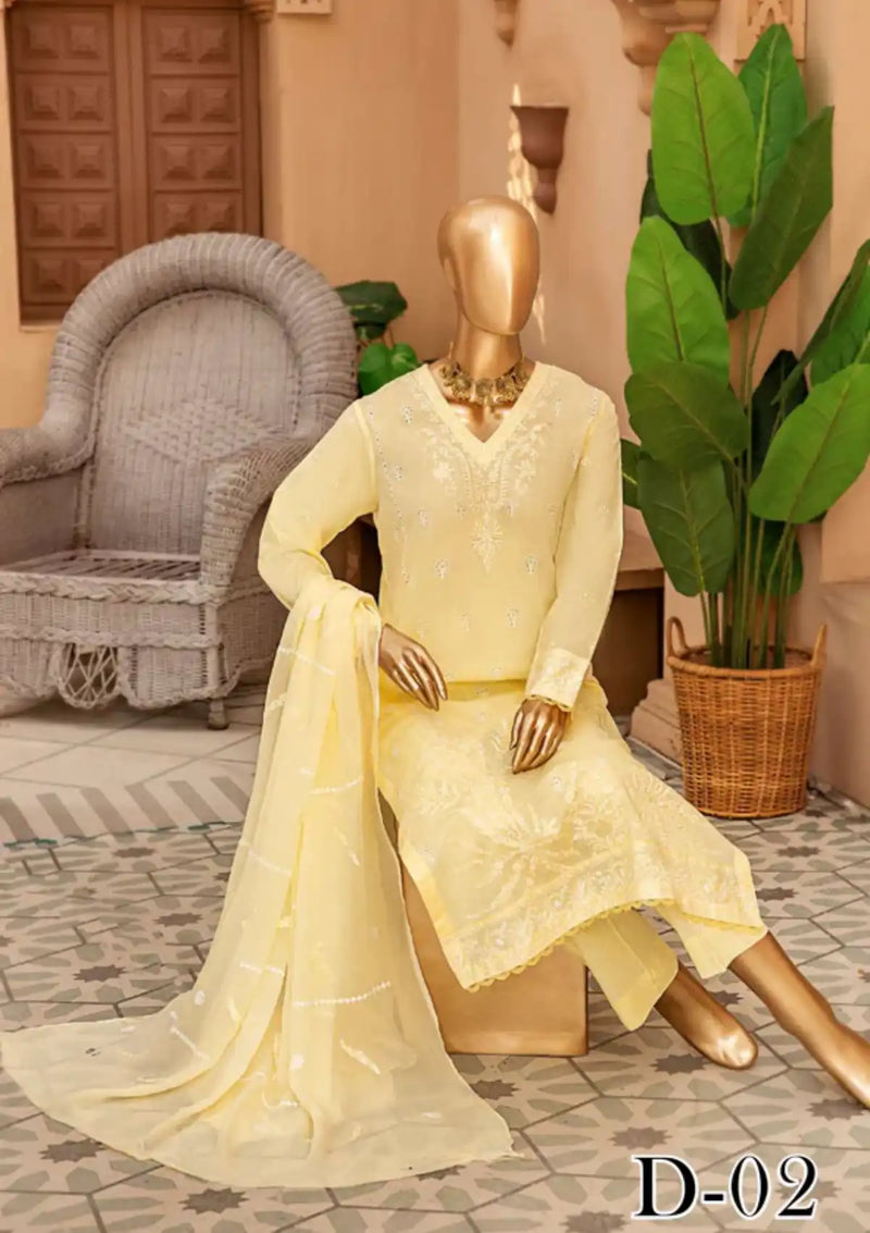 Umdah By KZ Emb Lawn'24 Vol-07 D-02 – Mohsin Saeed Fabrics