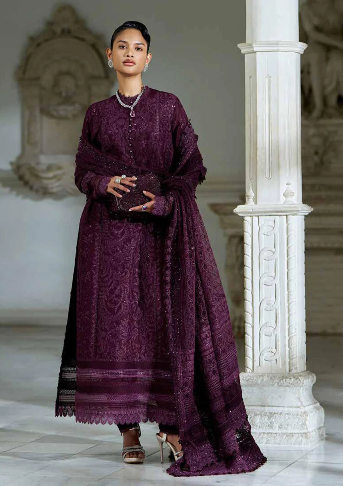 Sobia Nazir Luxury Lawn Eid '26 D-03 B – Mohsin Saeed Fabrics