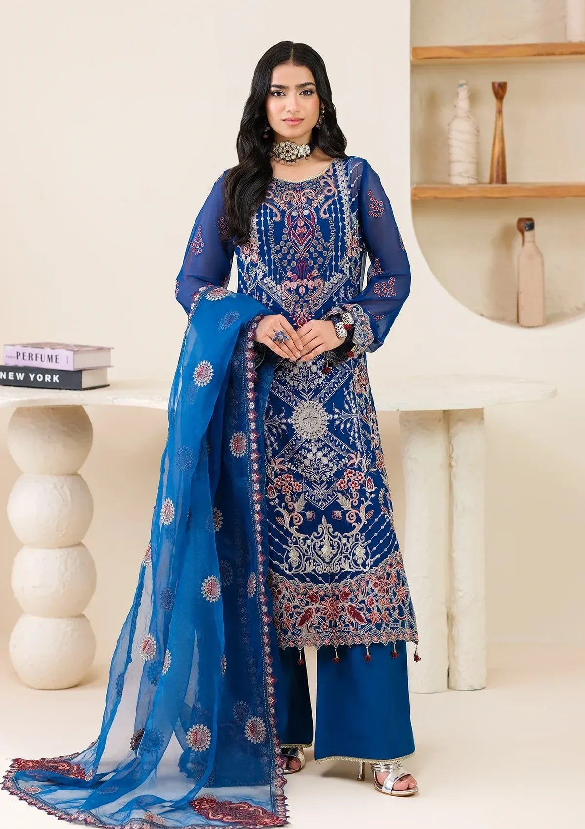 Waresha Formal Era'25 WFE-01 TWILIGHT ROYALE – Mohsin Saeed Fabrics