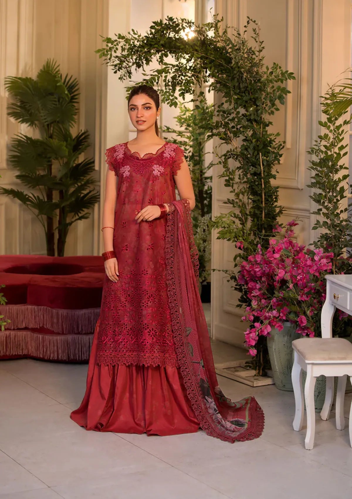 Sobia Nazir Vital Luxury Lawn'25 D-8B – Mohsin Saeed Fabrics