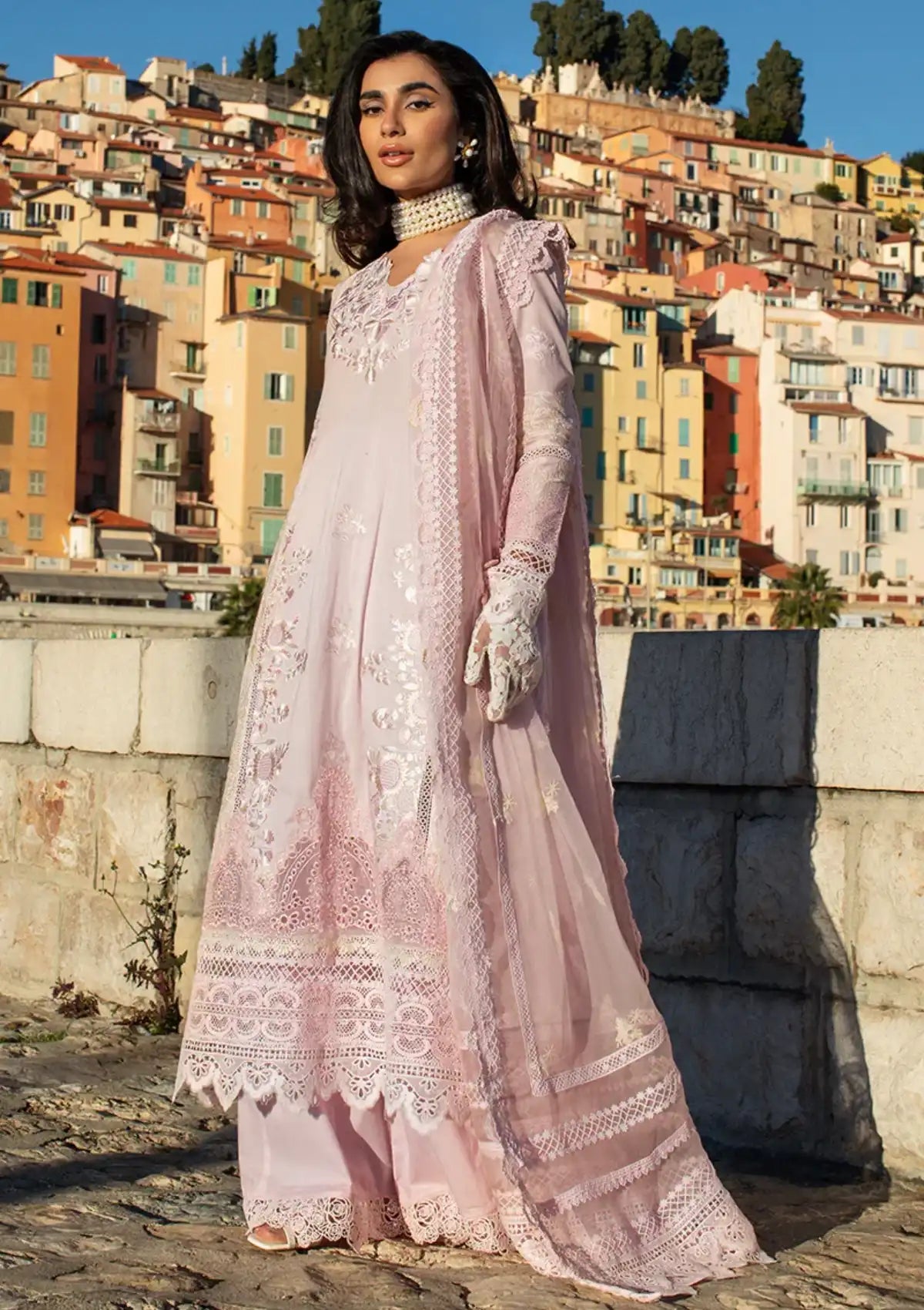 Ansab Jahangir Zoha Luxury Lawn'25 AJ-08 – Mohsin Saeed Fabrics