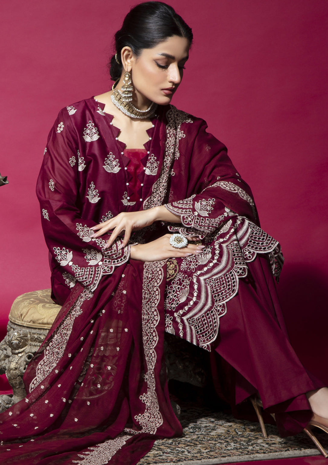 Ayfar Vol-03 By Usman Kashif'24 – Mohsin Saeed Fabrics