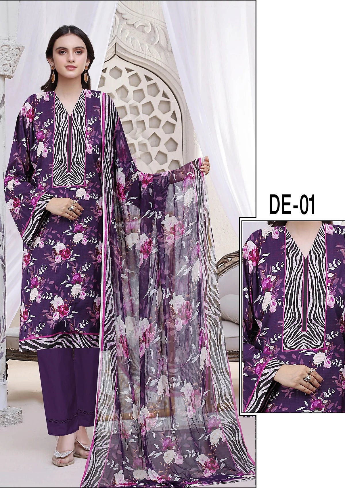 Chilli Milli By Usman Kashif'24 Vol-9 DE-08 – Mohsin Saeed Fabrics