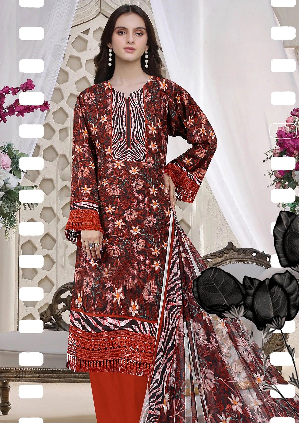 Chilli Milli By Usman Kashif'24 Vol-9 DE-03 – Mohsin Saeed Fabrics