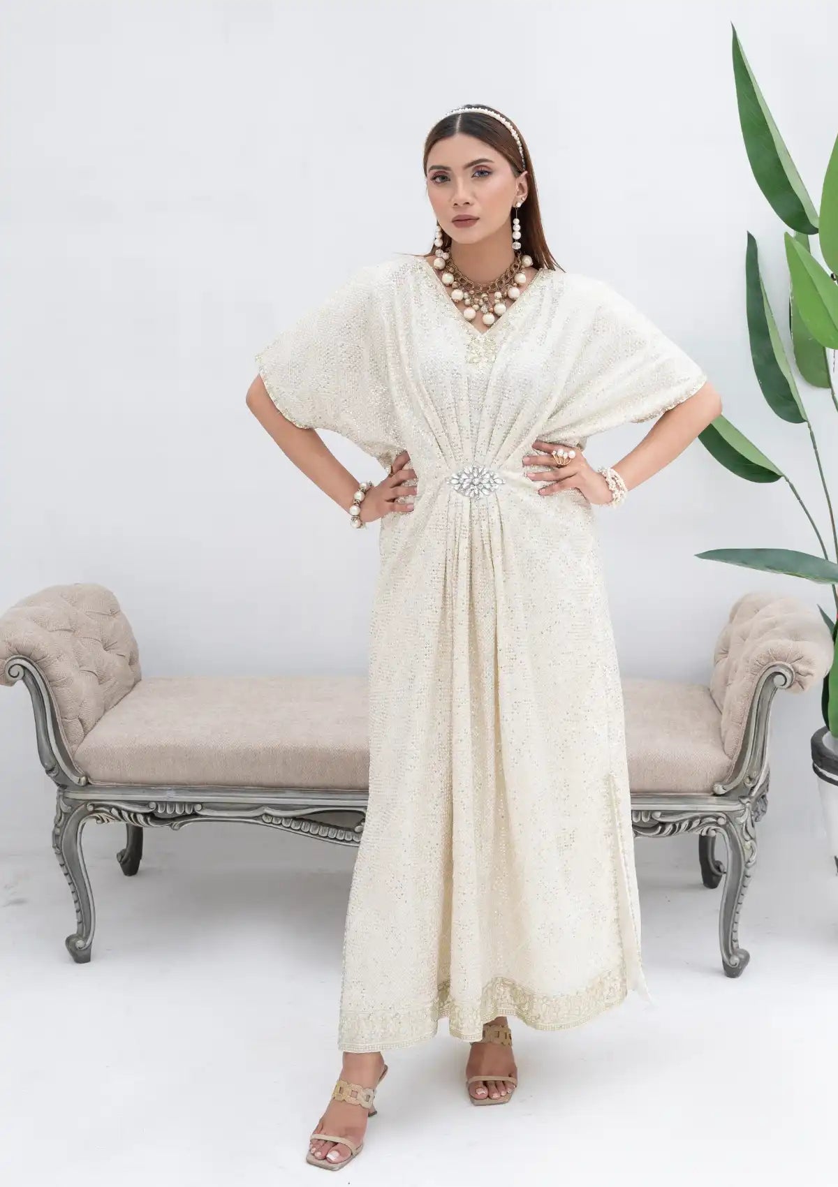 Ishq Murshid by Mona WA 03-OFF WHITE – Mohsin Saeed Fabrics