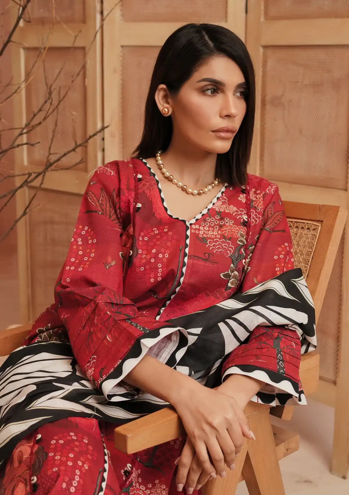 Manara Winter Emb Pret'24 FAHA – Mohsin Saeed Fabrics