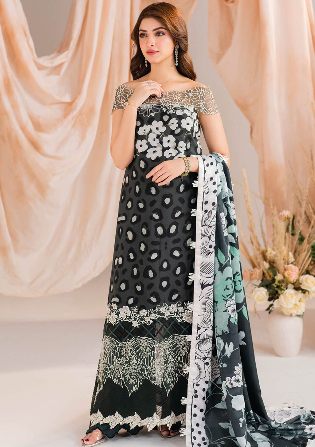 Asifa & Nabeel Winter Meraki’24 MW-07 Dusk – Mohsin Saeed Fabrics