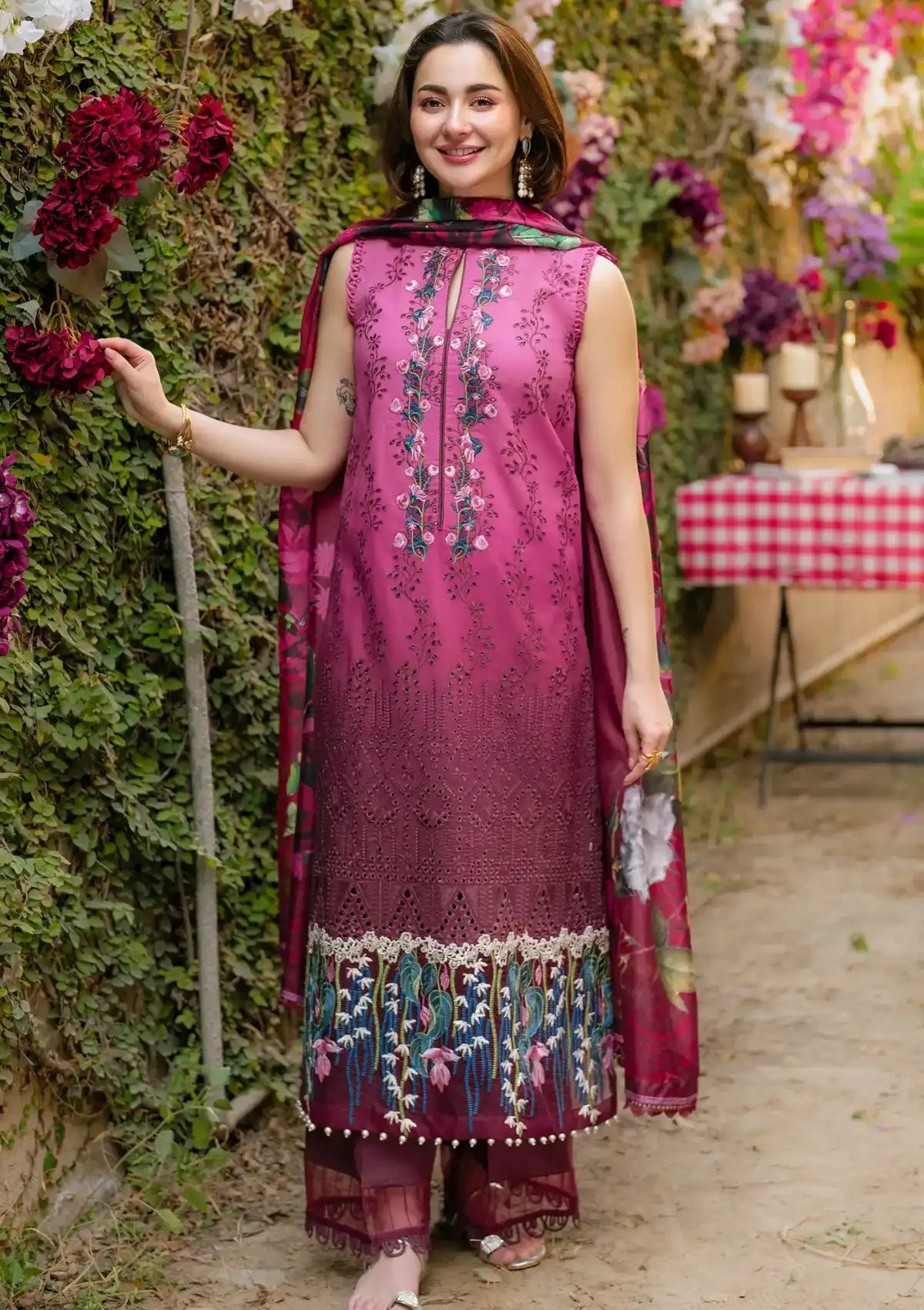Asifa & Nabeel Gulkari Summer'25 GKL-13 Sunkissed Garden – Mohsin Saeed Fabrics