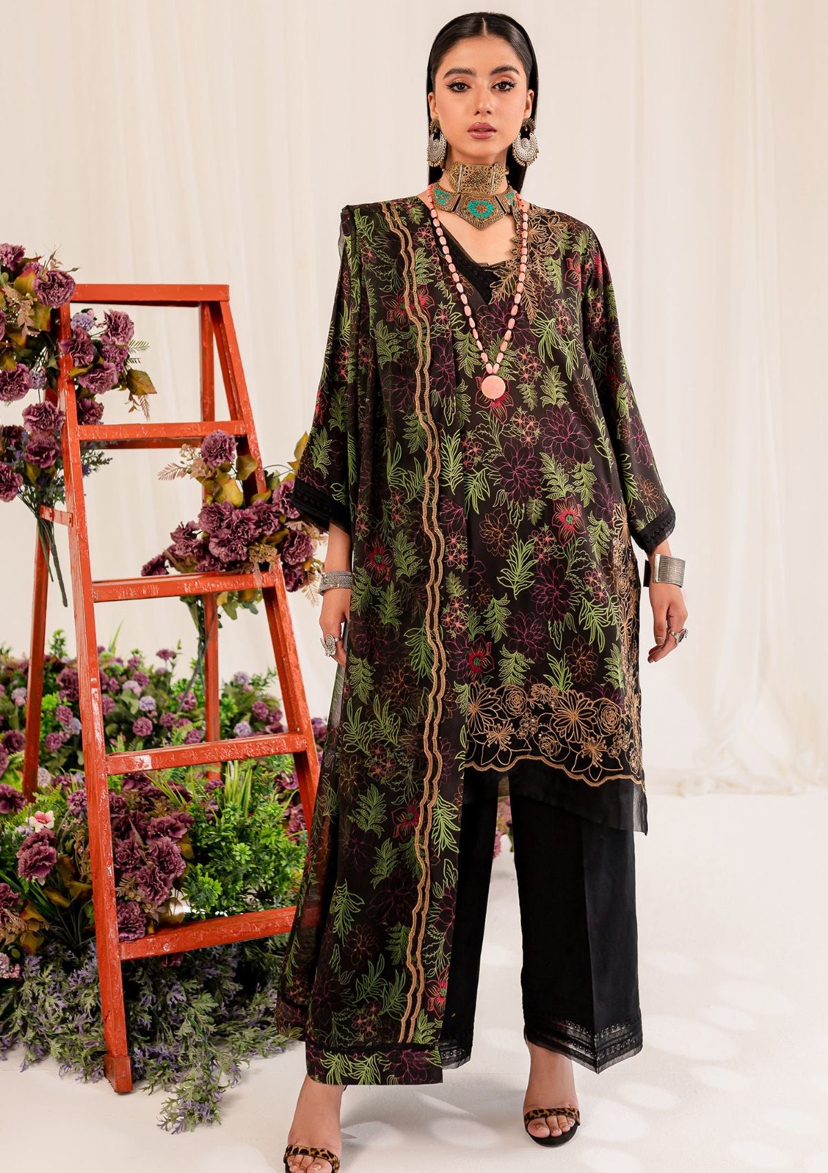 MNM Aleena Fusion'23 Maha (MLFD-160) – Mohsin Saeed Fabrics