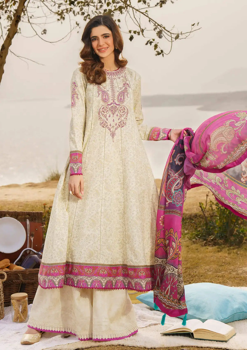 Asifa & Nabeel Meraki Summer'24 Vol-1 D-16 IRSA – Mohsin Saeed Fabrics