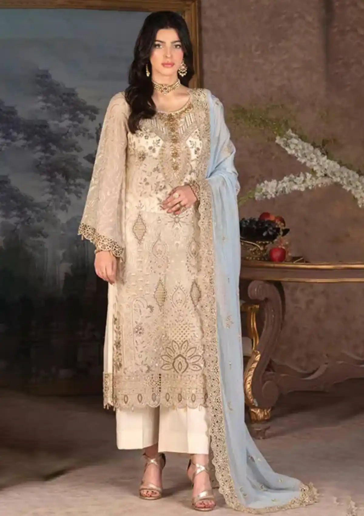 JJ Embellish By Janique'25 Vol-06 D-08 – Mohsin Saeed Fabrics