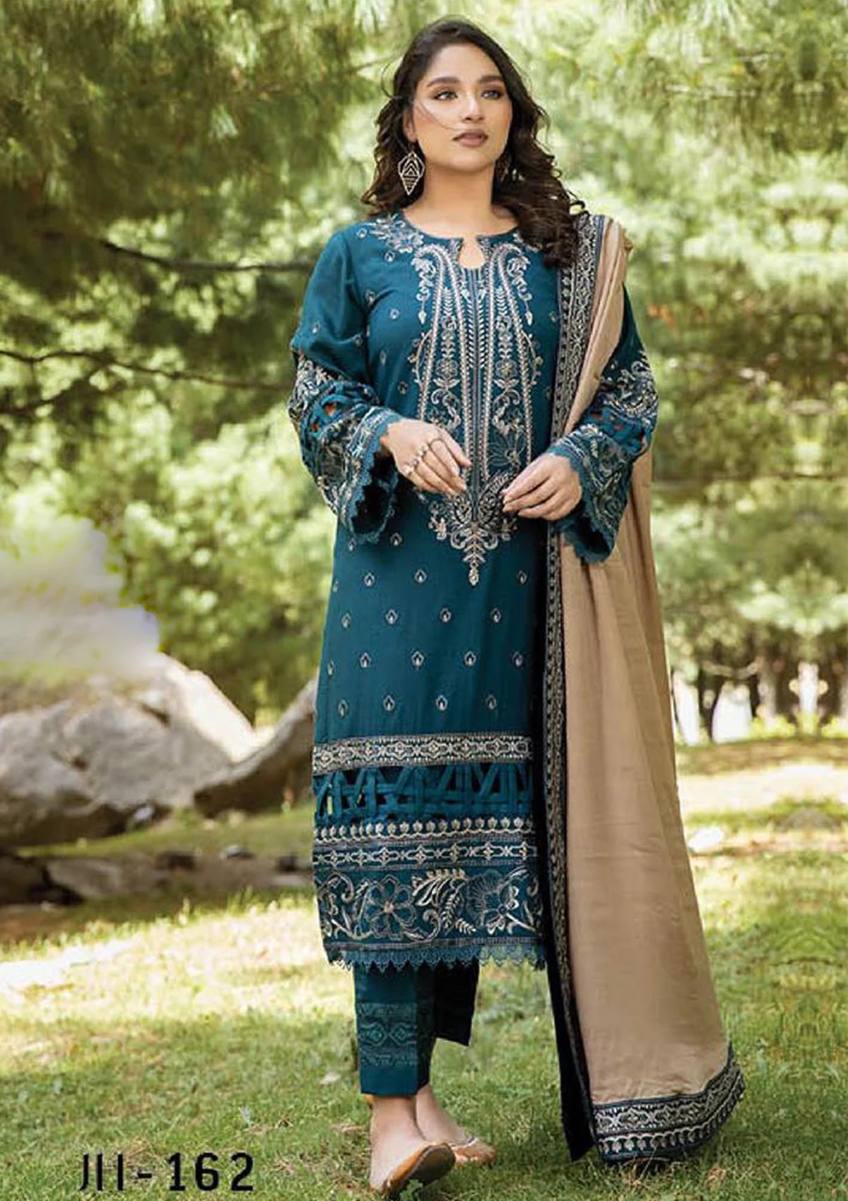 Johra Ruhee Emb Wool'23 JH-162 – Mohsin Saeed Fabrics