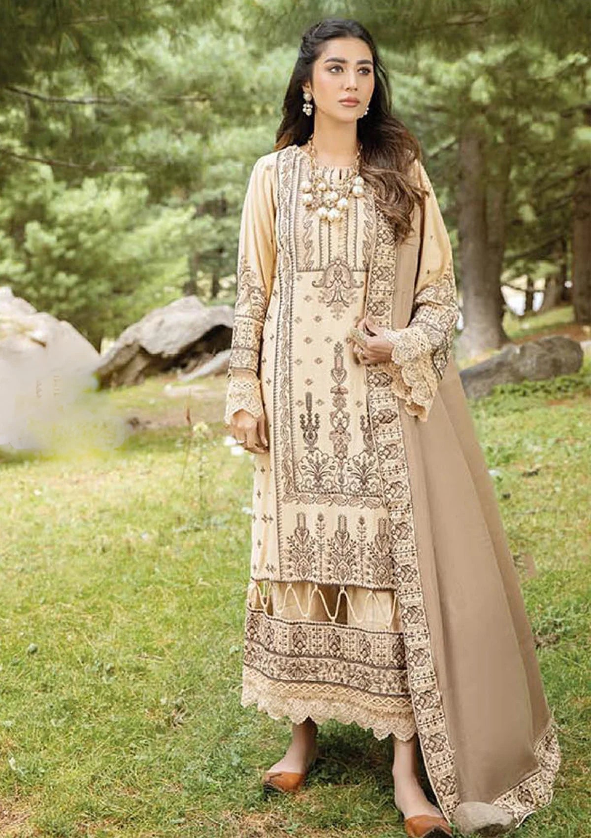 Johra Ruhee Emb Wool'23 JH-165 – Mohsin Saeed Fabrics