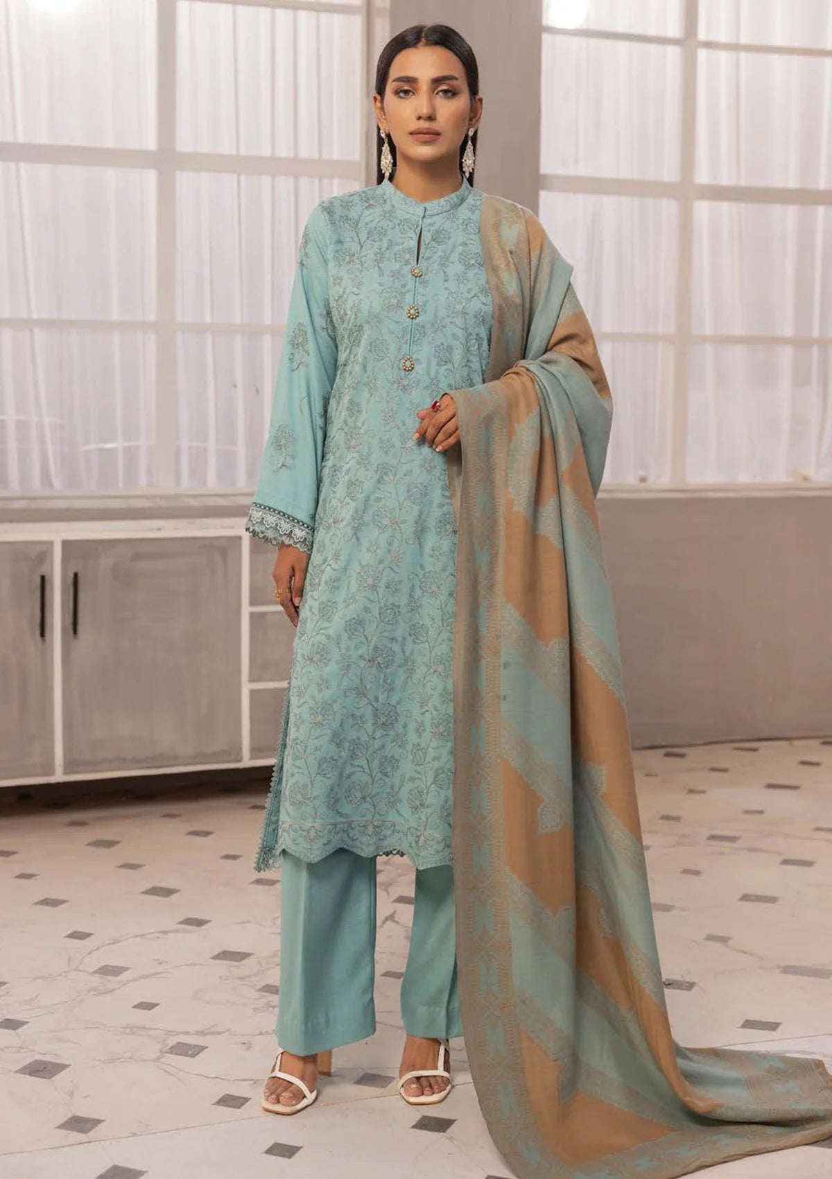 Khoobsurat Aangan Emb Sawati'24 AS-01 – Mohsin Saeed Fabrics