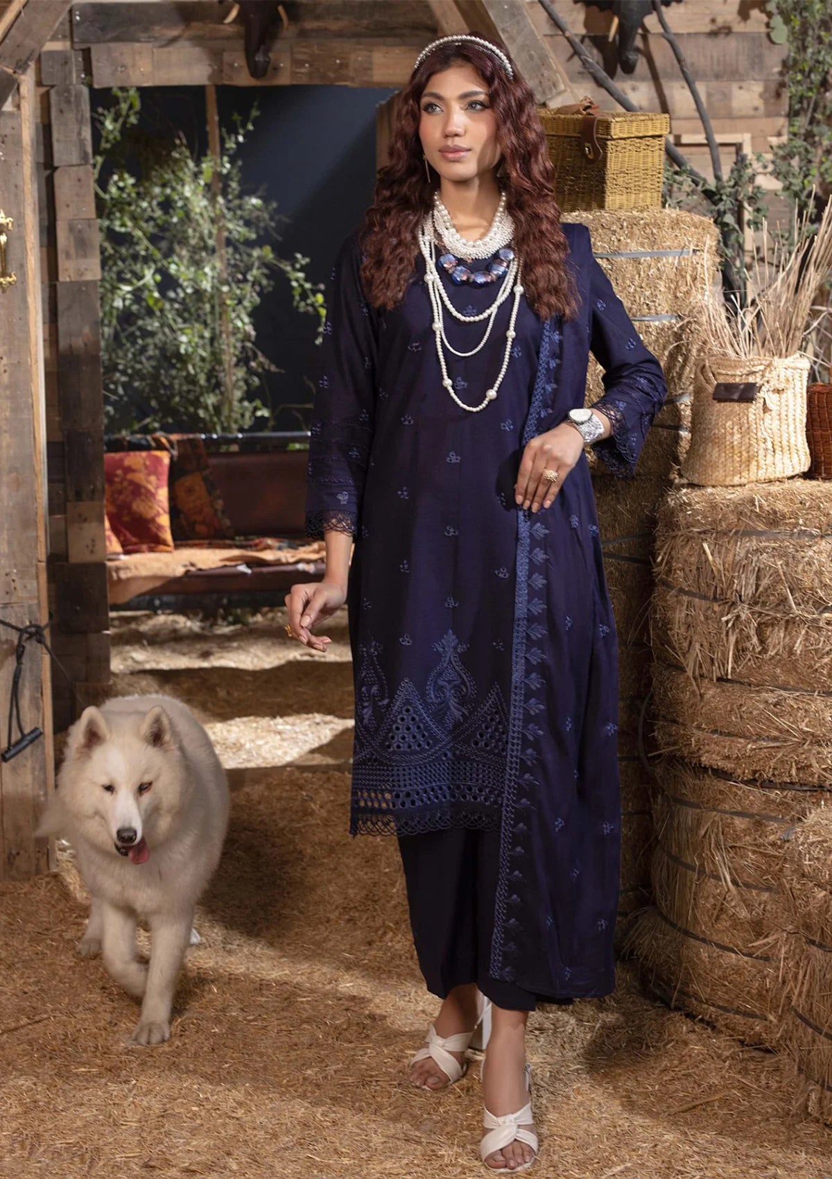 Mehru By Mahnur Lawn'24 D-11 – Mohsin Saeed Fabrics