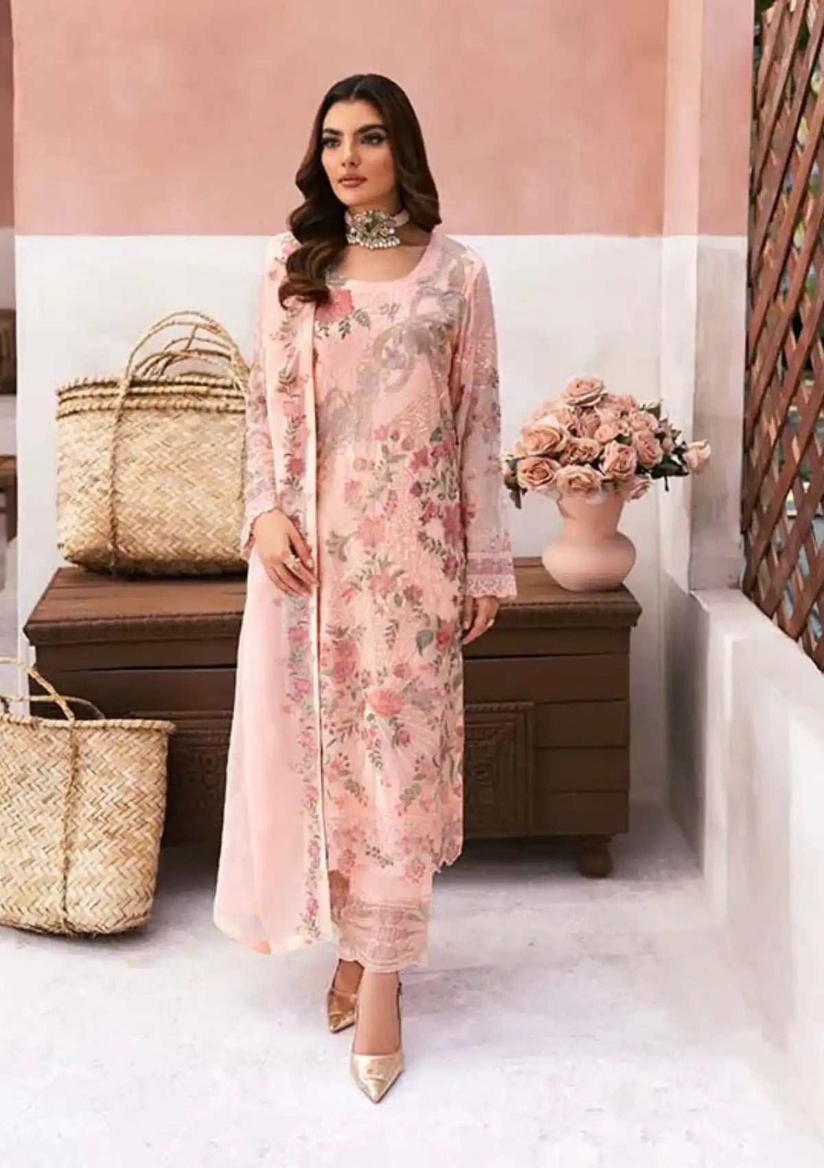 Arzoo By Ramsha Chiffon'25 Vol-01 U-101 – Mohsin Saeed Fabrics
