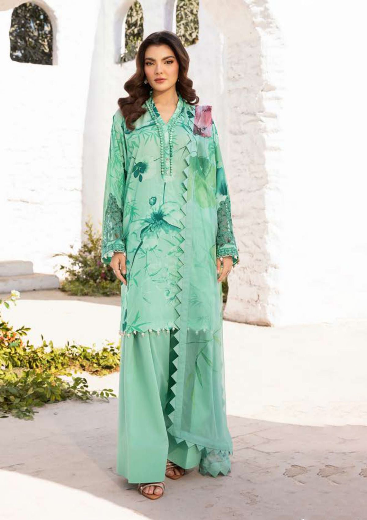 Maria.B M.Basic Lawn'25 Vol-1 D13-A – Mohsin Saeed Fabrics