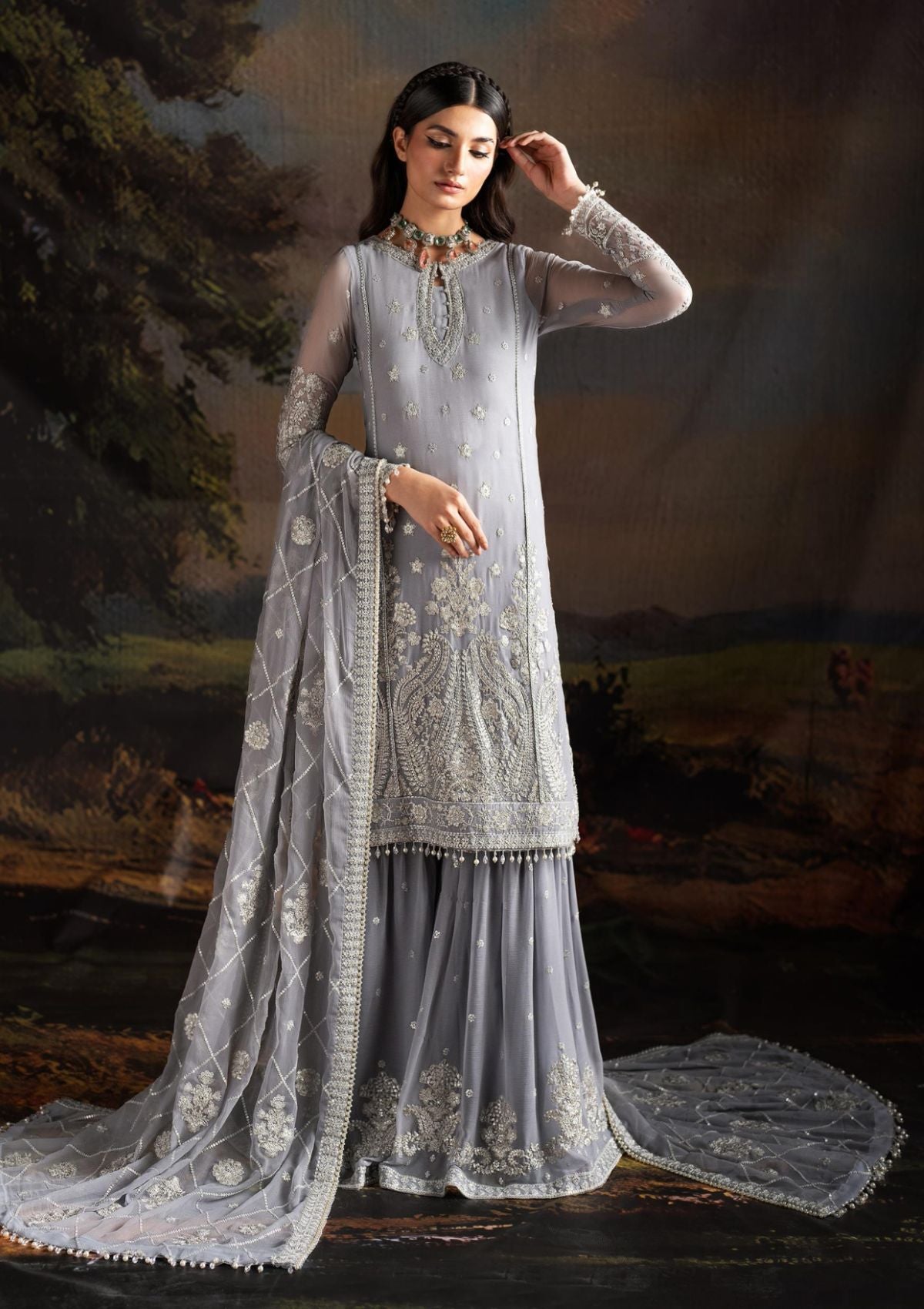 Rouge Wedding Formals by Zarif'24 ZRW-03 Adeline – Mohsin Saeed Fabrics