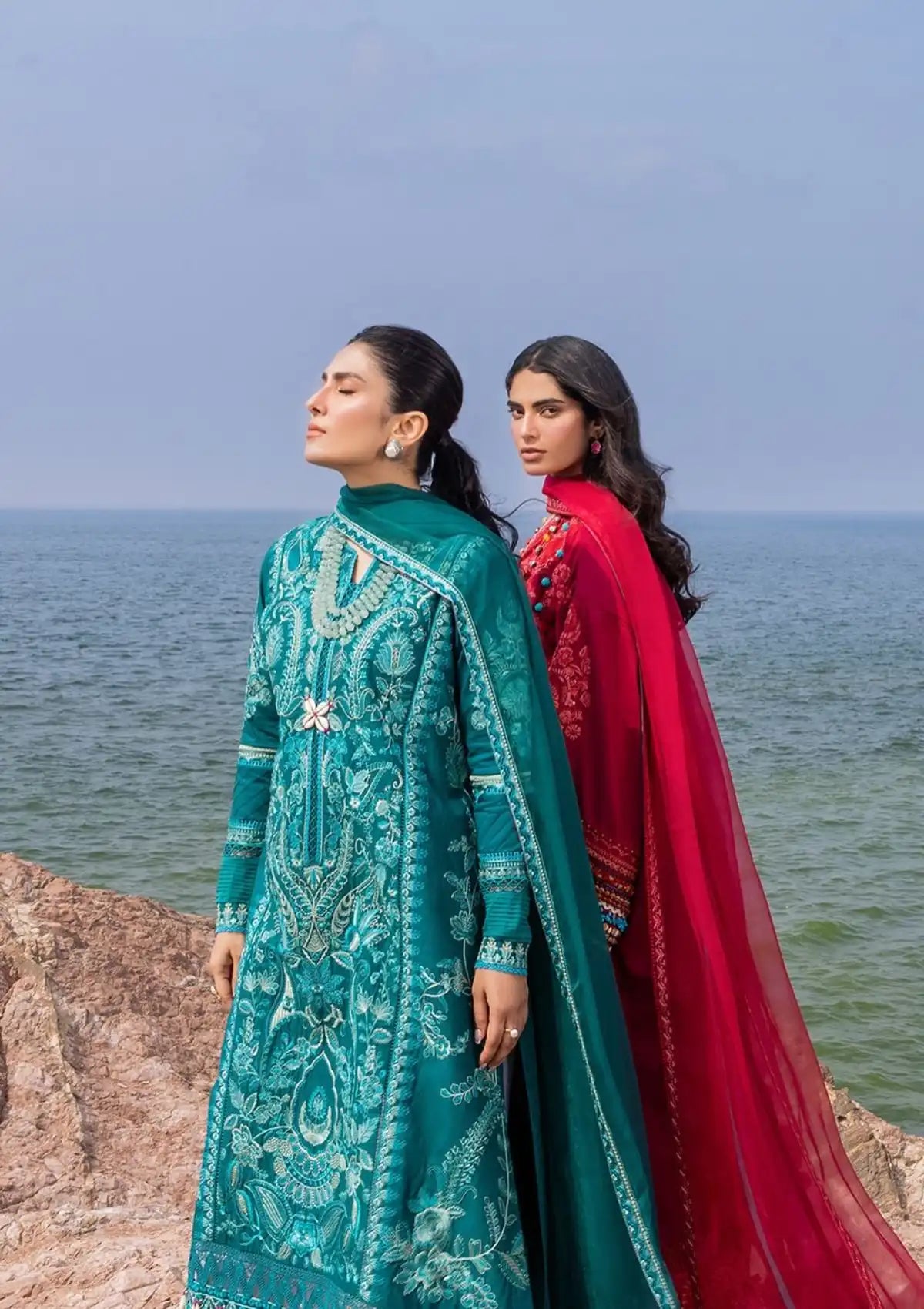 Siraa By Sadaf Fawad Khan Lawn'24 ELAHEH-A – Mohsin Saeed Fabrics