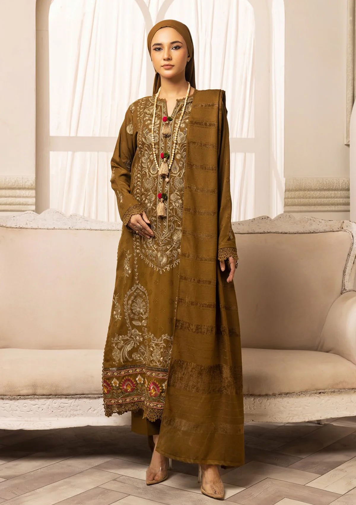 Umdah By KZ Emb Swiss Wool'24 D-07 – Mohsin Saeed Fabrics