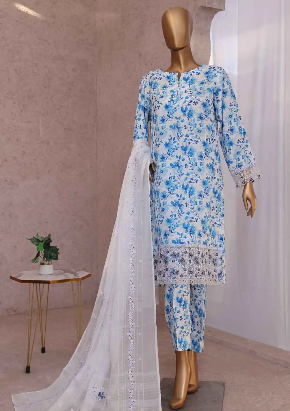 HZ Vogue Raw Silk'25 VRS-1091 – Mohsin Saeed Fabrics