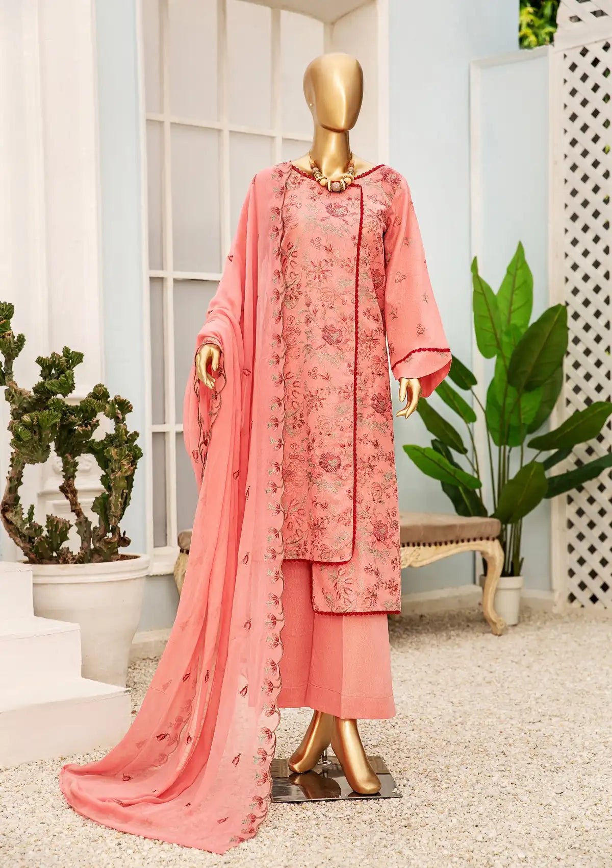 Dukhtar By KZ Lawn Karandi'24 Vol-02 D-05 – Mohsin Saeed Fabrics
