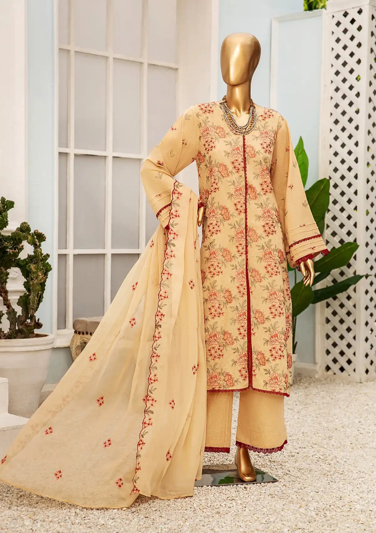 Dukhtar By KZ Lawn Karandi'24 Vol-02 D-06 – Mohsin Saeed Fabrics