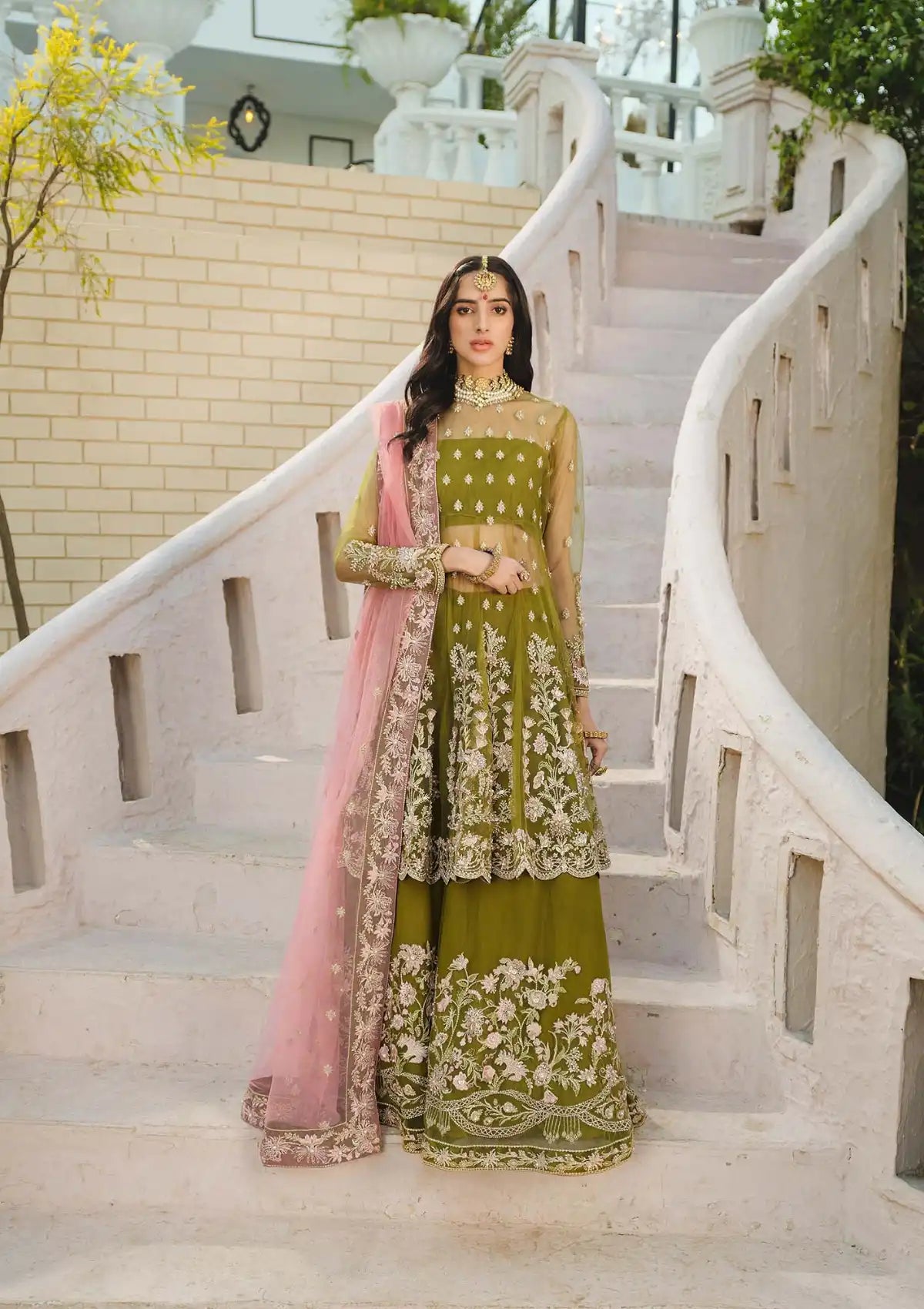 Nuriya Luxury Formals Pret (Yesil) – Mohsin Saeed Fabrics