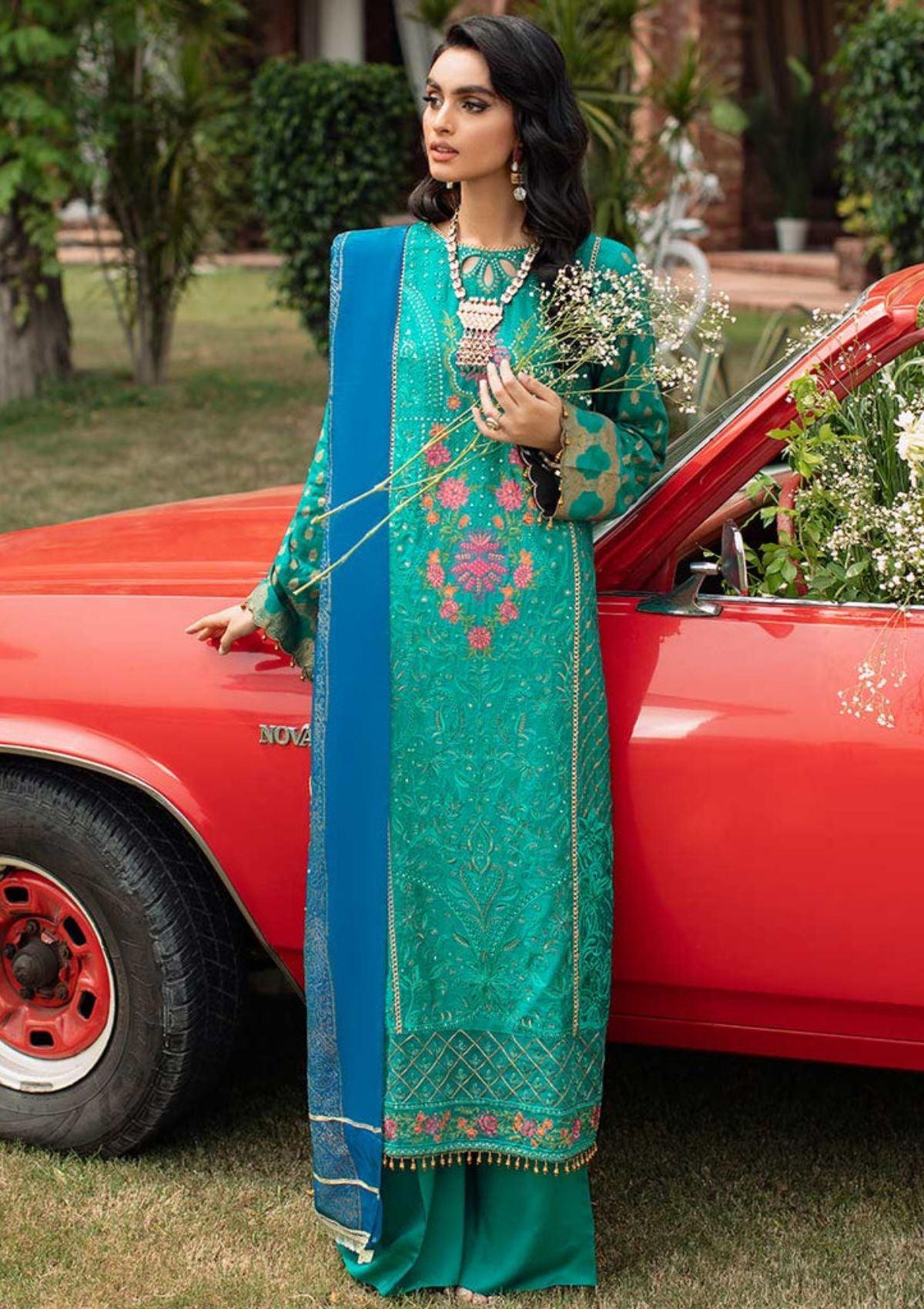 Rajbari Luxury Edit Winter'22 D-2B – Mohsin Saeed Fabrics